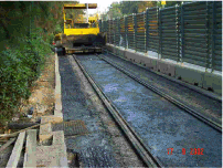 Installation of road surface